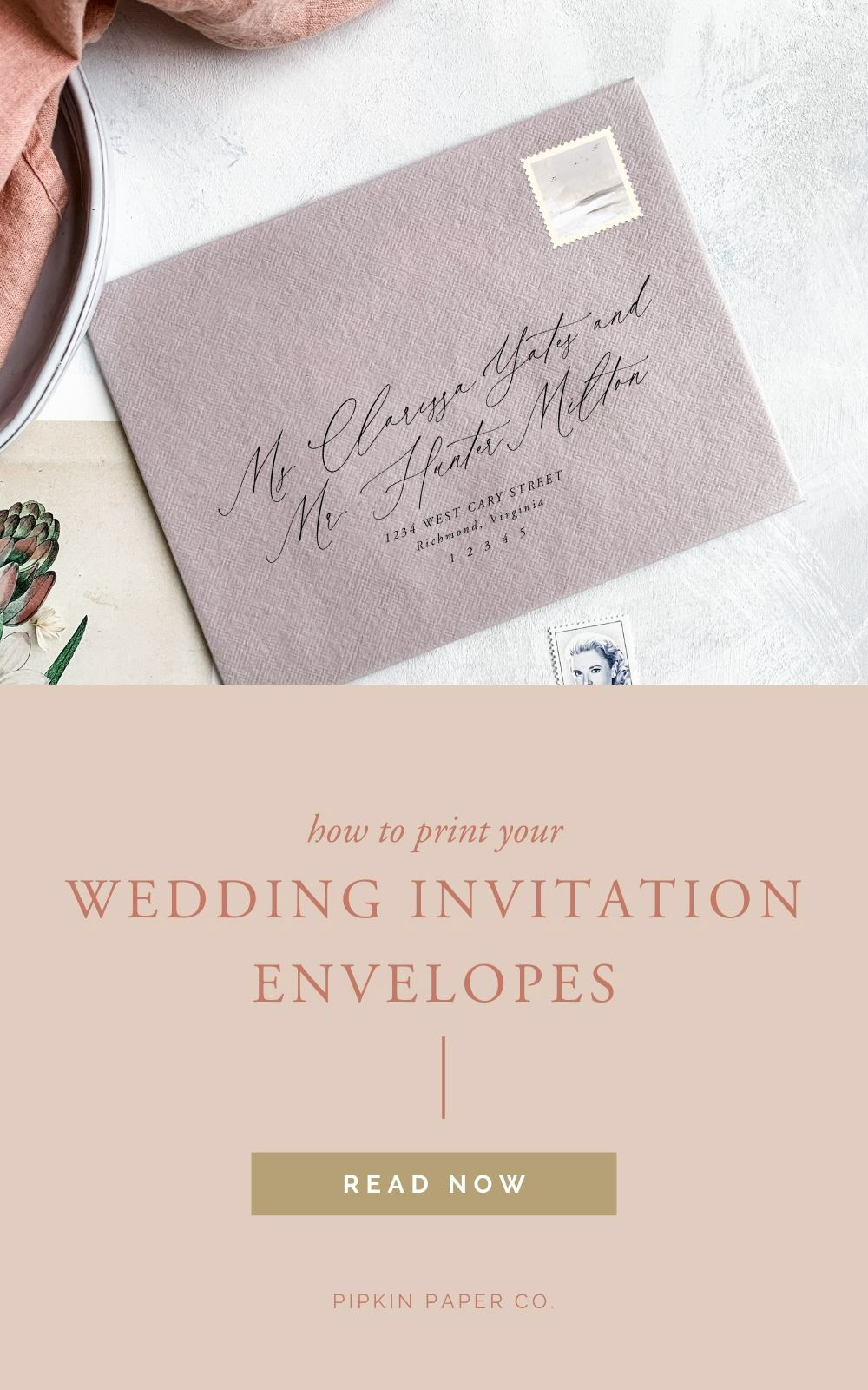 How To Print Envelopes The Easy Way Pipkin Paper Company