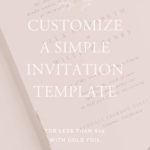 DIY Gold Foil Wedding Invitations | Pipkin Paper Company